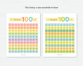 Hundred 100 Number Chart Pink – Lela Paper