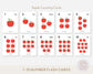 Apples Counting Flash Cards Numbers 1-10 – Lela Paper